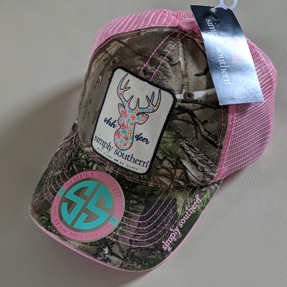 Simply Southern | Accessories | Simply Southern Ohh Deer Trucker Hat ...